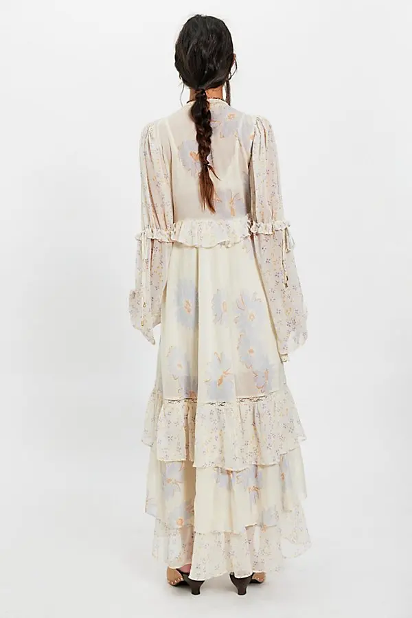 Free People Calypso Maxi Dress With Tiered Silhouette