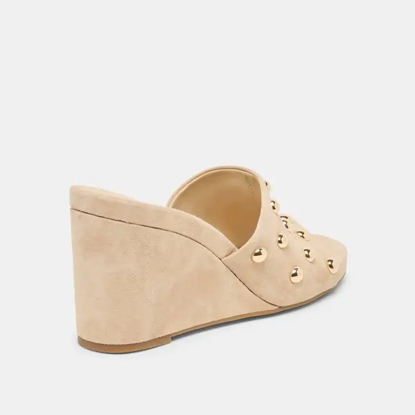 DOLCEVITA Holta Studded Wedge Slides