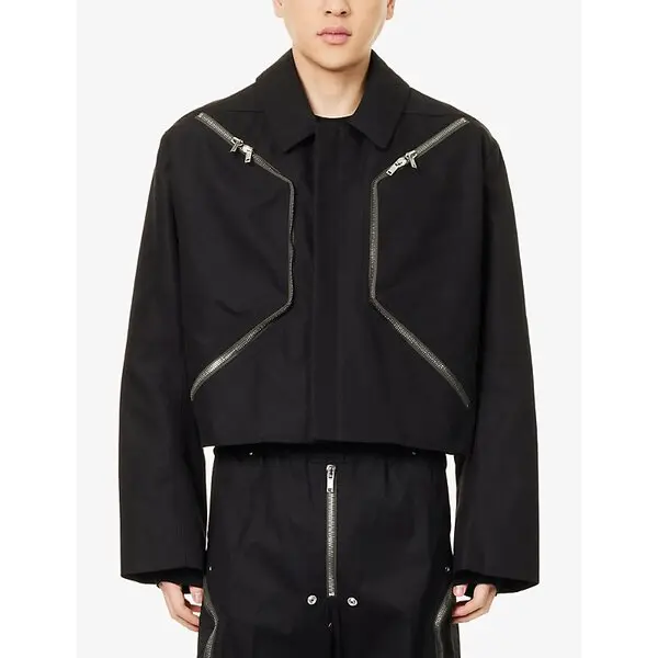 Rick Owens Heizer Mac Cropped Jacket