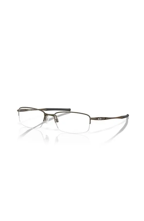 Oakley 54mm Rectangle Optical Glasses - Grey