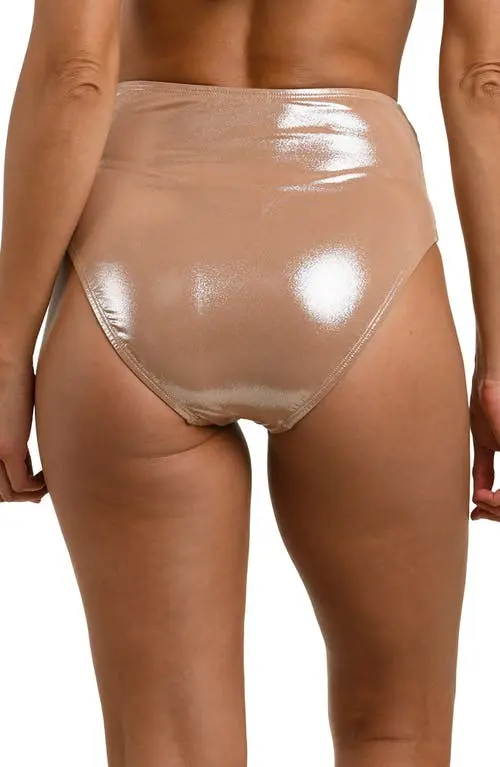 La Blanca Belted High-waist Bikini Bottom
