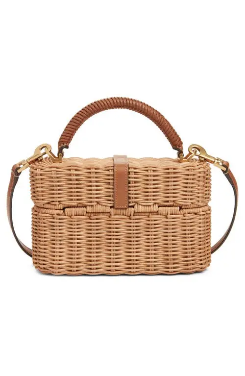Saint Laurent Gaby Wicker Vanity Bag