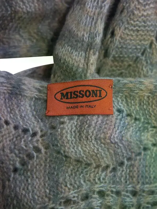 Missoni Ruffled Knitted Scarf