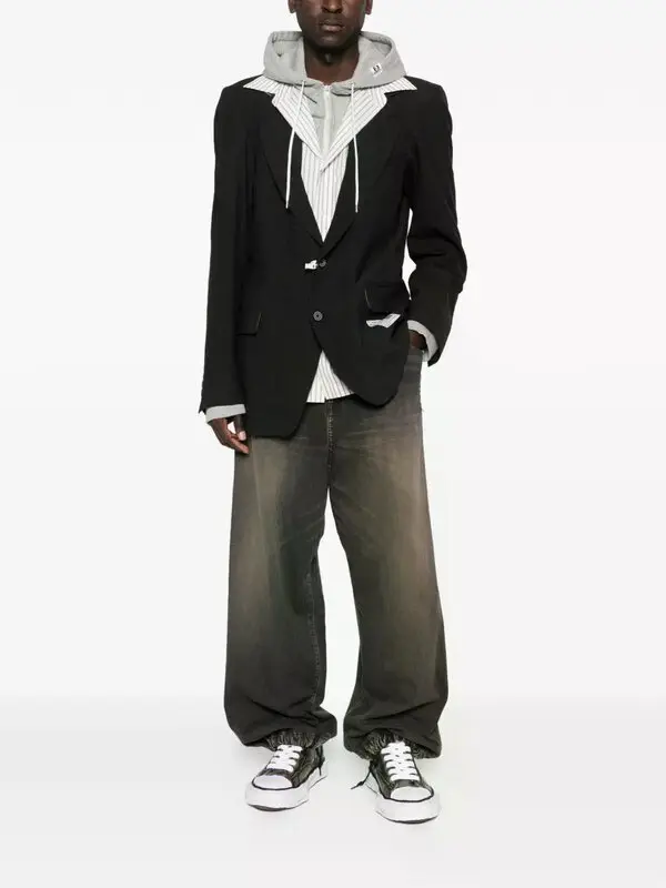 Mihara Yasuhiro Drawstring Wide Leg Jeans