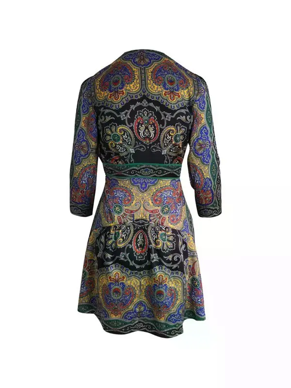 Sandro Printed Mini Dress