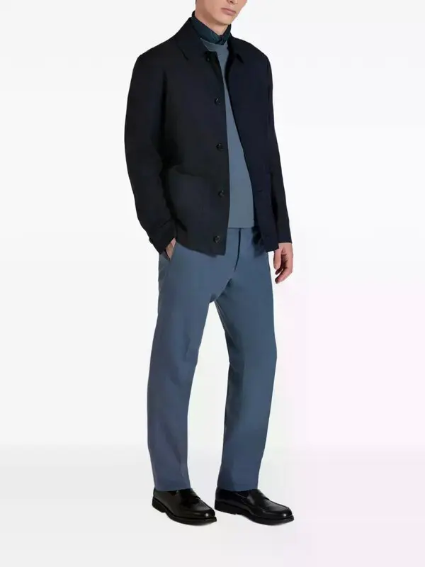Incotex Button-up Jacket - Blue