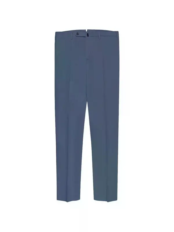 Incotex Chinolino Buttoned Trousers - Blue