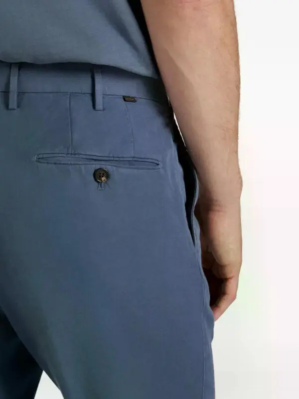 Incotex Chinolino Buttoned Trousers - Blue