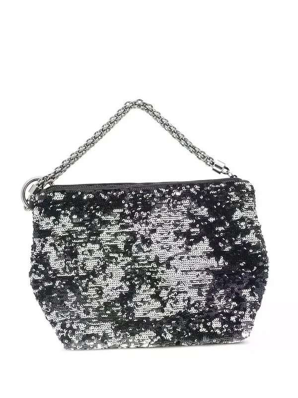 JIMMY CHOO Callie Sequin Chain Tote Bag