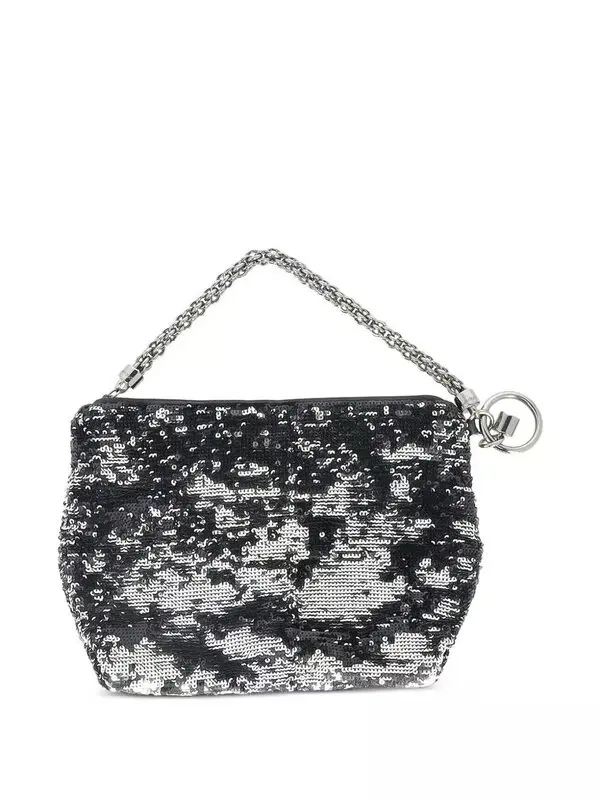 JIMMY CHOO Callie Sequin Chain Tote Bag