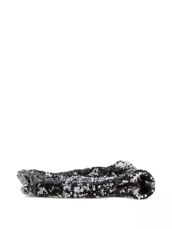 JIMMY CHOO Callie Sequin Chain Tote Bag