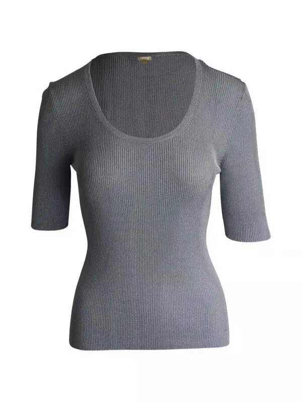 Michael Kors Ribbed Knit Top