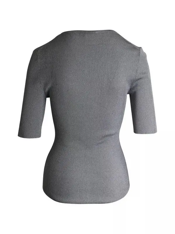 Michael Kors Ribbed Knit Top