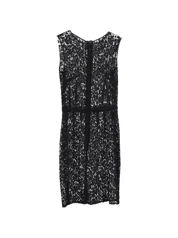 Dolce & Gabbana Lace Sleeveless Dress - Black