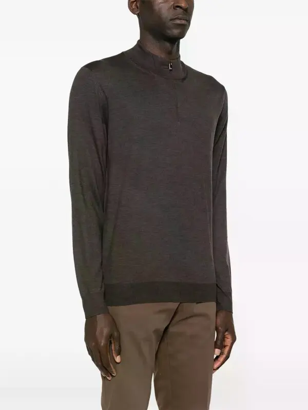 Corneliani Quarter Zip Sweater