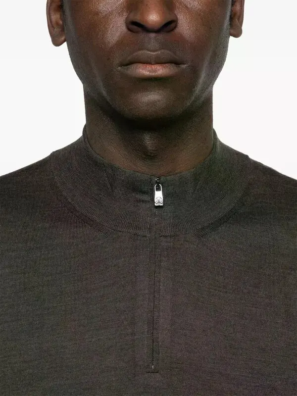 Corneliani Quarter Zip Sweater