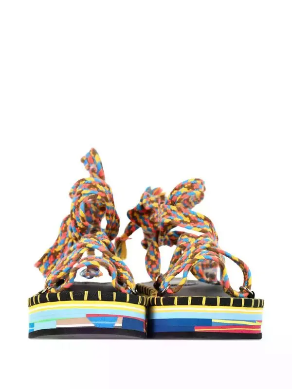 Chloé Tie-up Platform Sandals