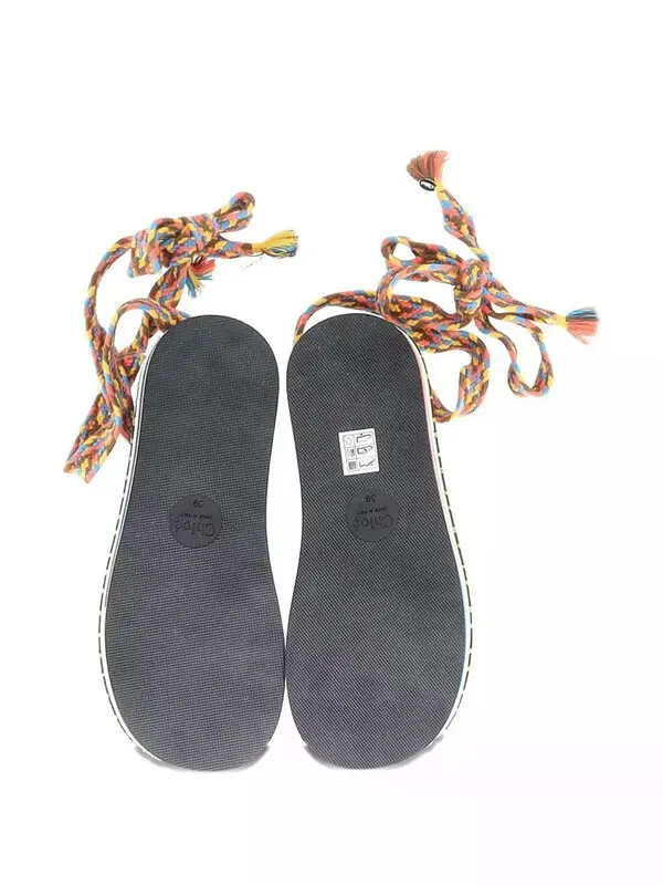 Chloé Tie-up Platform Sandals