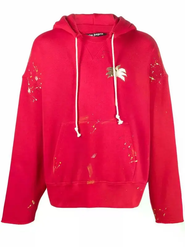 Palm Angels Palm Tree-print Hoodie