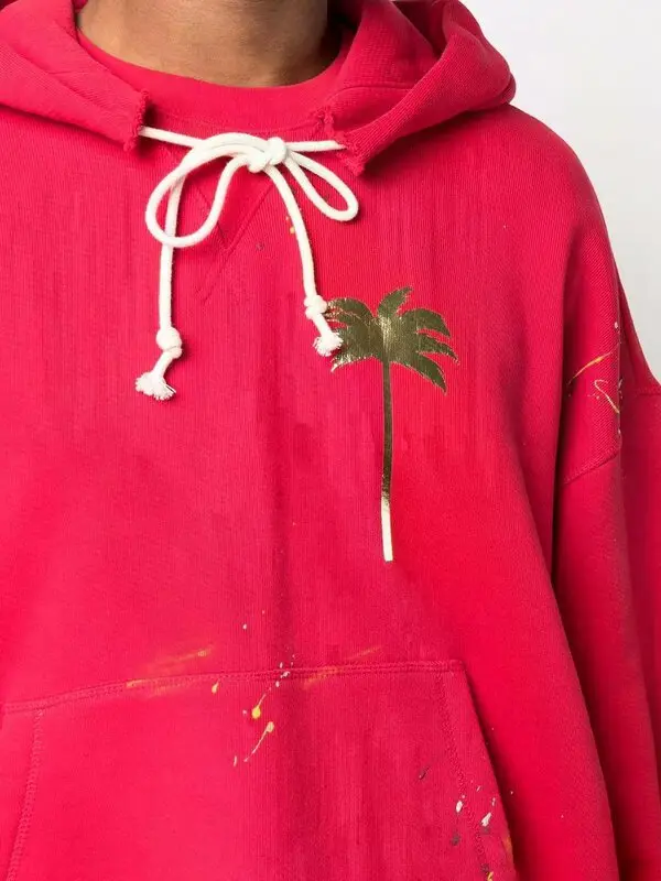 Palm Angels Palm Tree-print Hoodie