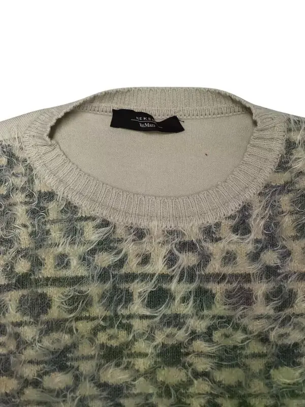 Max Mara Paneled Crew-neck Sweater