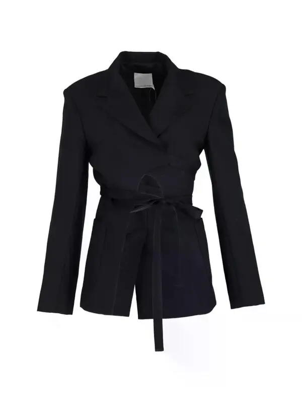 Christopher Esber Cut-out Tie-waist Blazer
