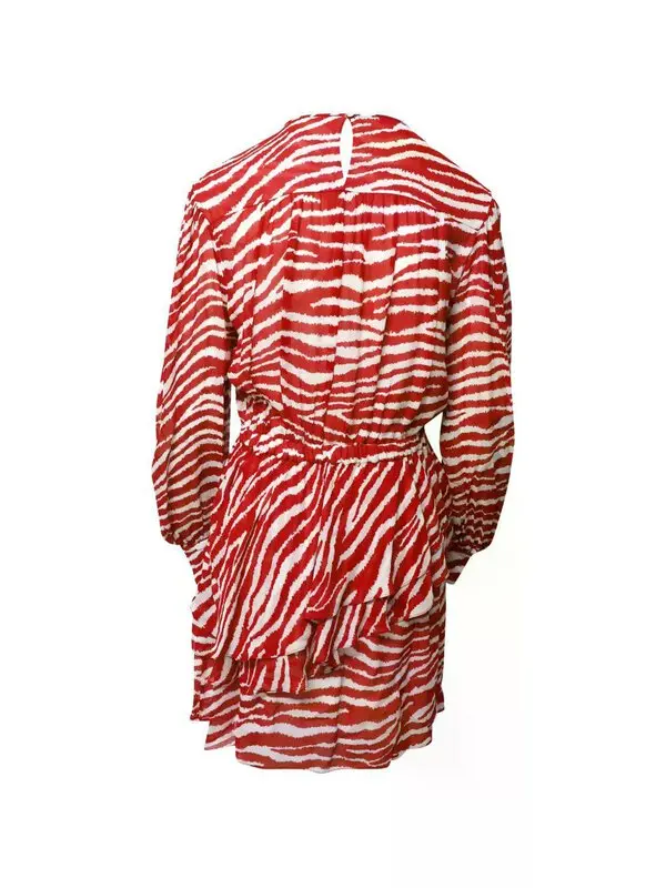 ISABEL MARANT VINTAGE Zebra-print Mini Dress