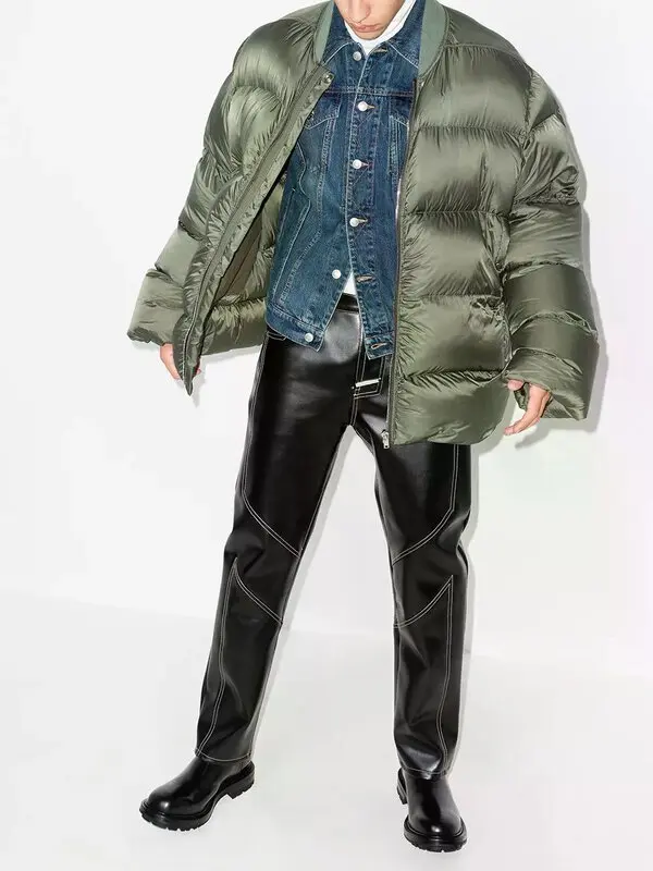 Alexander McQueen Logo-embossed Denim Trucker Jacket