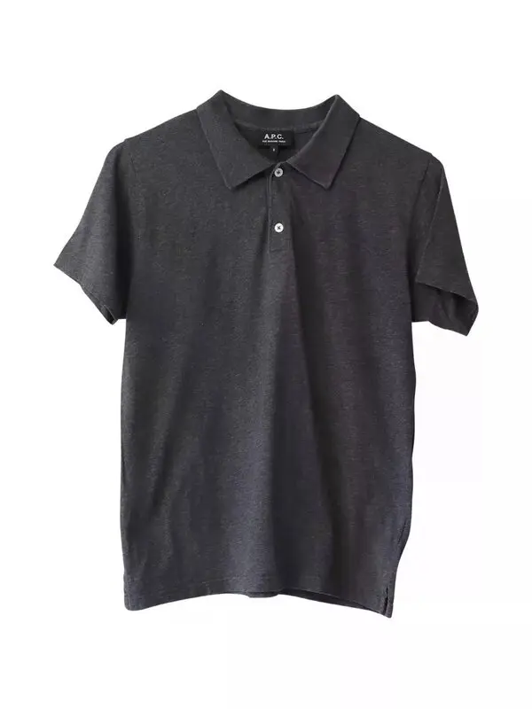 A.p.c. Logo Embroidered Polo Shirt