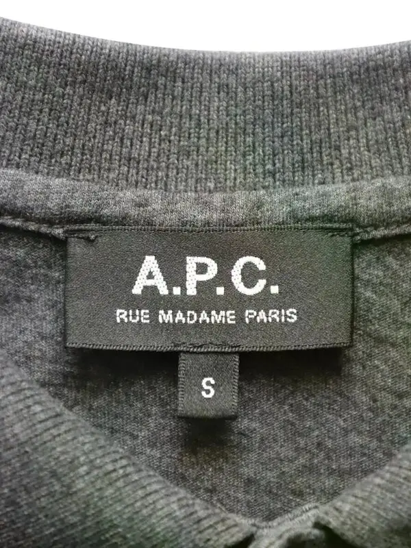 A.p.c. Logo Embroidered Polo Shirt