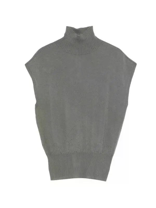 Rick Owens Sleeveless Turtleneck Top