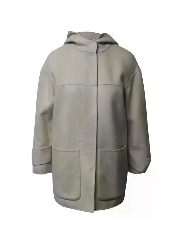 Pinko Hooded Patch-pocket Coat