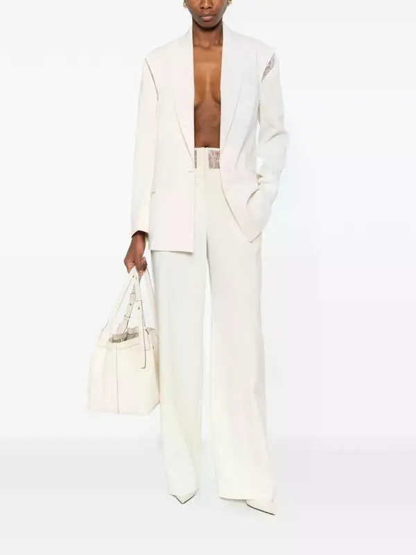 Patrizia Pepe Lace Palazzo Trousers