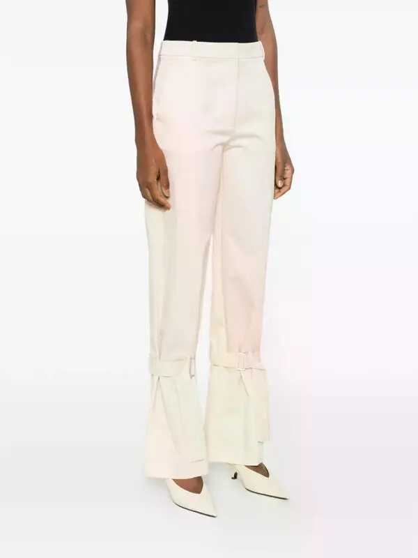Patrizia Pepe Strap Cotton Trousers