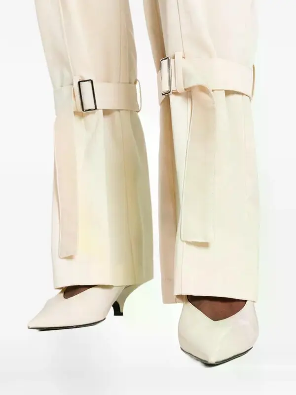 Patrizia Pepe Strap Cotton Trousers