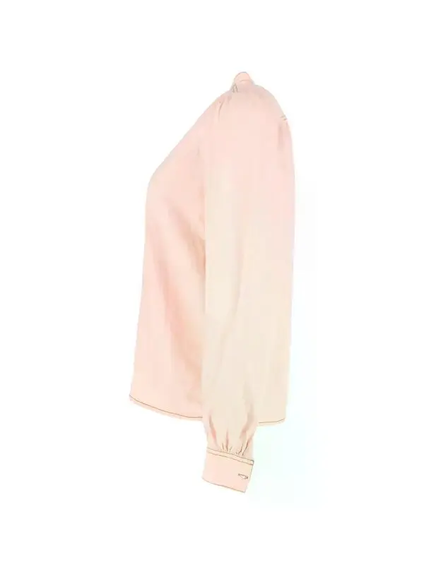 GANNI Buttoned Long-sleeve Top