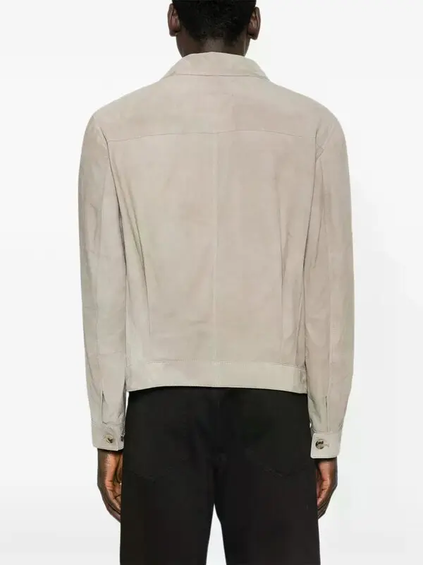 Brunello Cucinelli Suede Leather Jacket