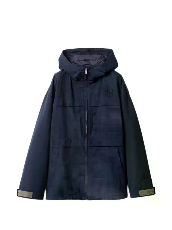 Miu Miu Ripstop Hooded Jacket