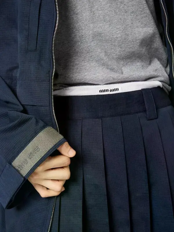 Miu Miu Ripstop Hooded Jacket