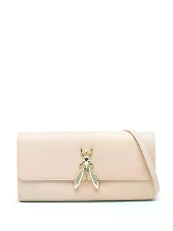Patrizia Pepe Essential Fly Leather Clutch Bag