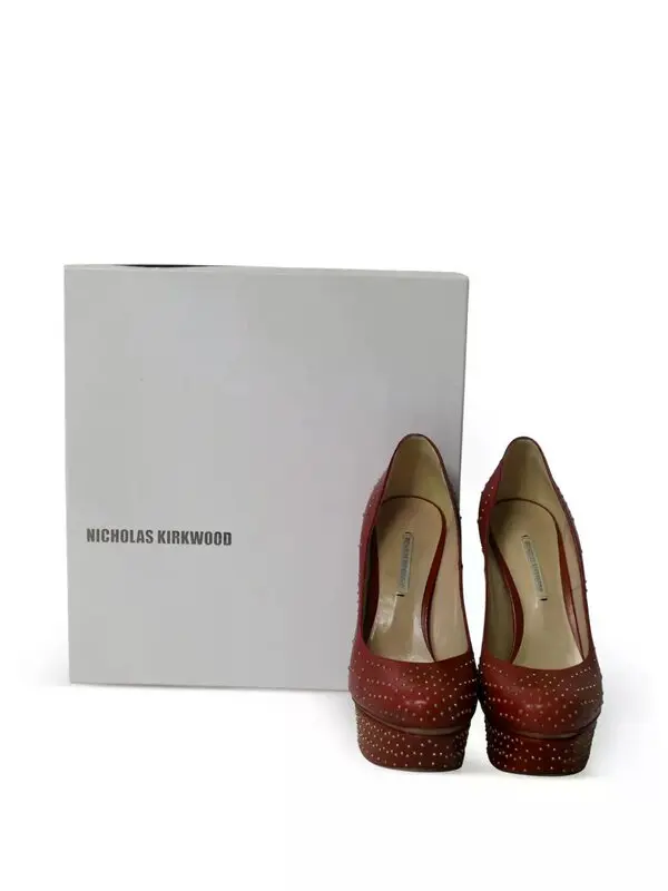 NICHOLAS KIRKWOOD Studded Platform Pumps