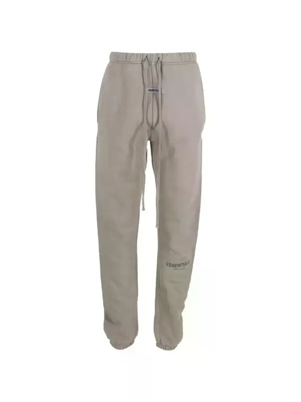 Fear Of God Logo-print Track Pants - Neutrals