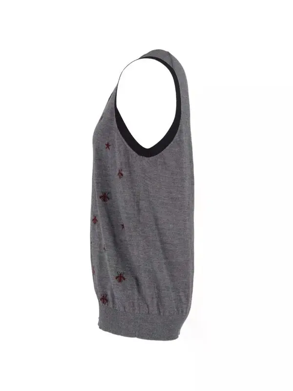 Gucci Bee And Star Pattern Vest
