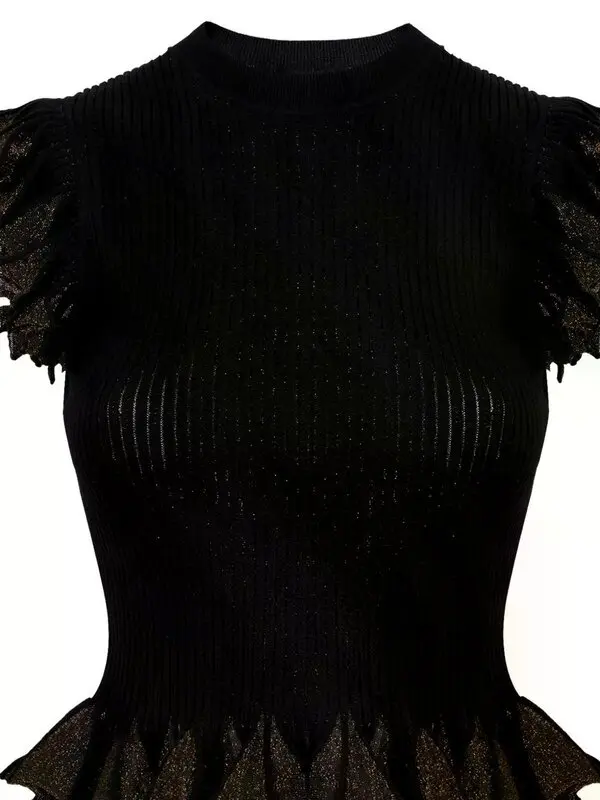 Ulla Johnson Leila Ruffled Top - Black