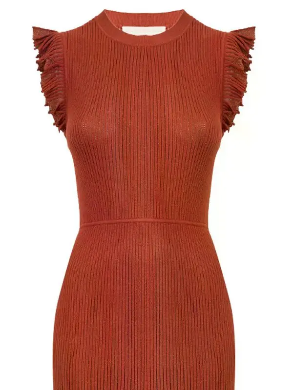 Ulla Johnson Noelle Ruffled Midi Dress