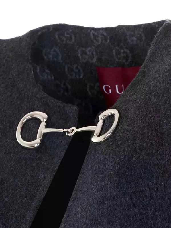 Gucci Horsebit Wool Cape