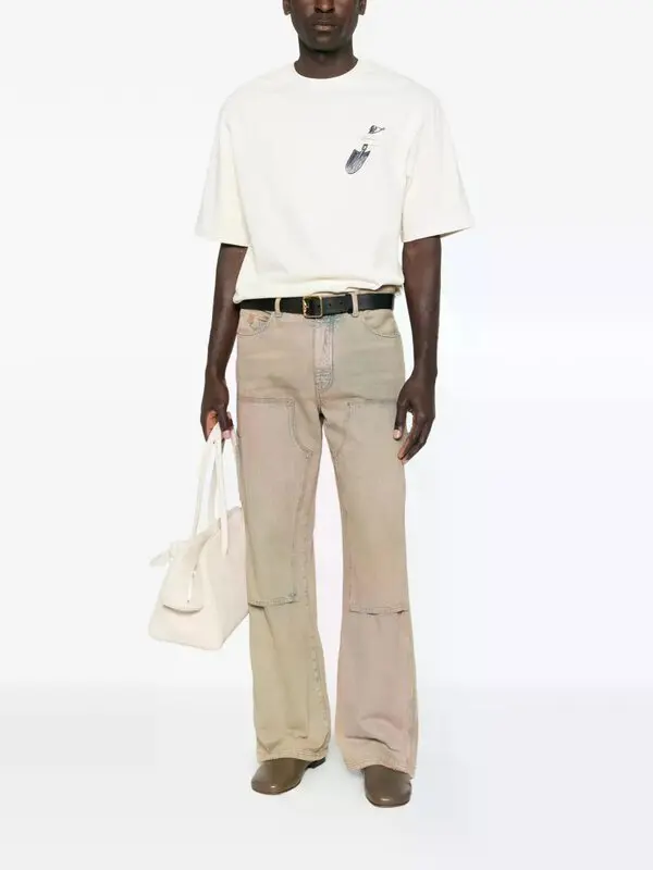 Jacquemus The Pelle Embroidery Graphic T-shirt
