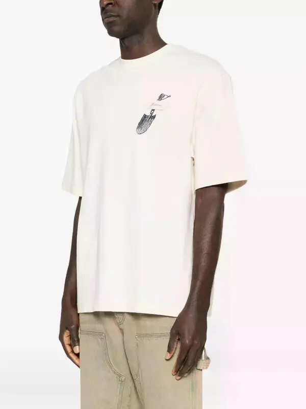 Jacquemus The Pelle Embroidery Graphic T-shirt