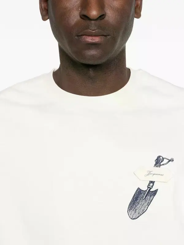 Jacquemus The Pelle Embroidery Graphic T-shirt