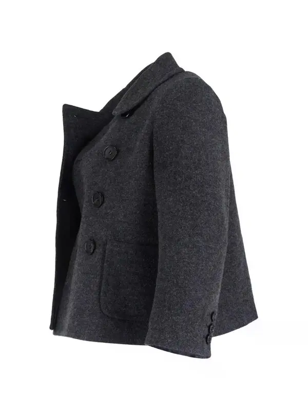 Comme Des Garçons Double-breasted Short Coat